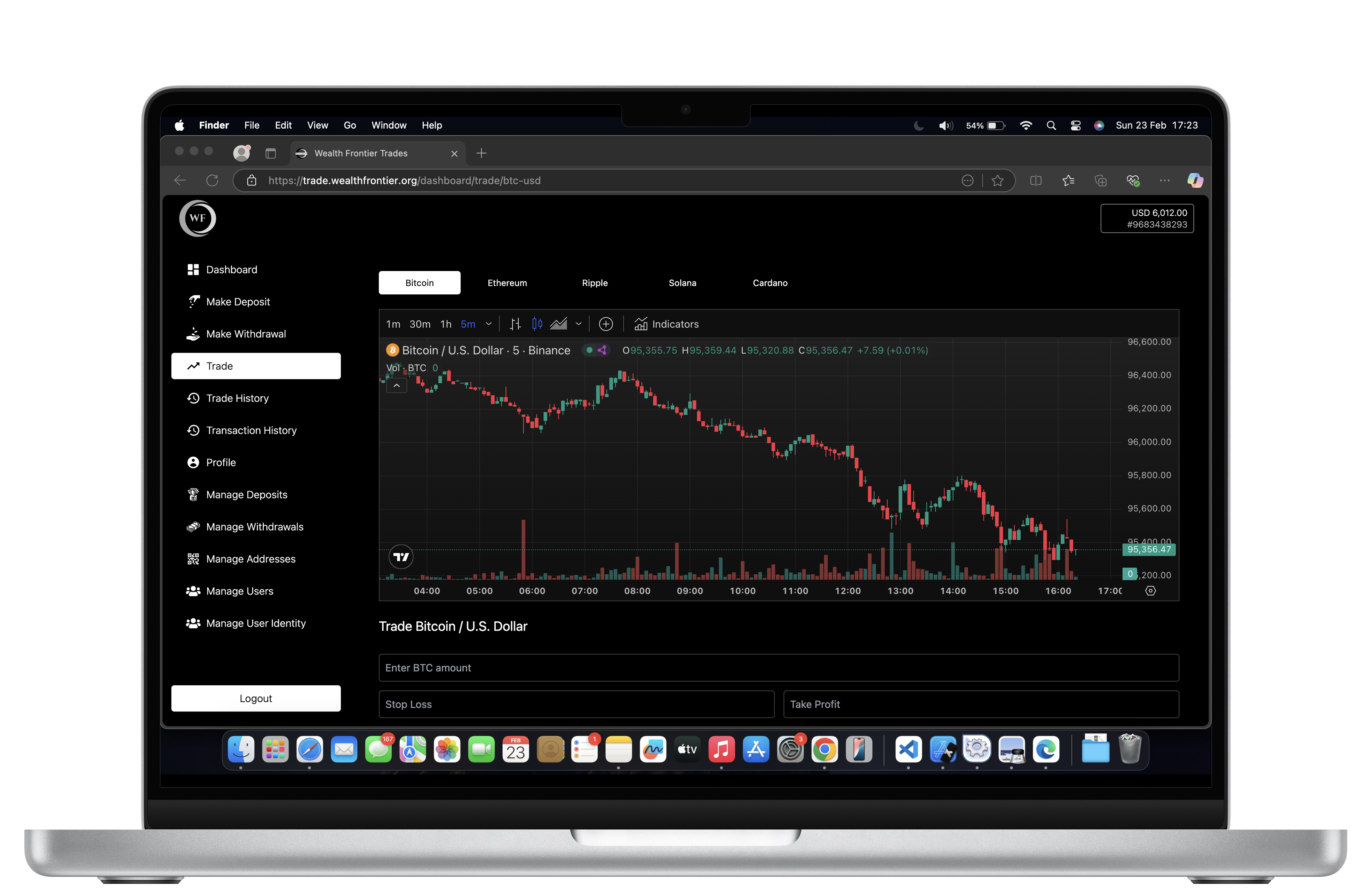 Wealth Frontier Trade